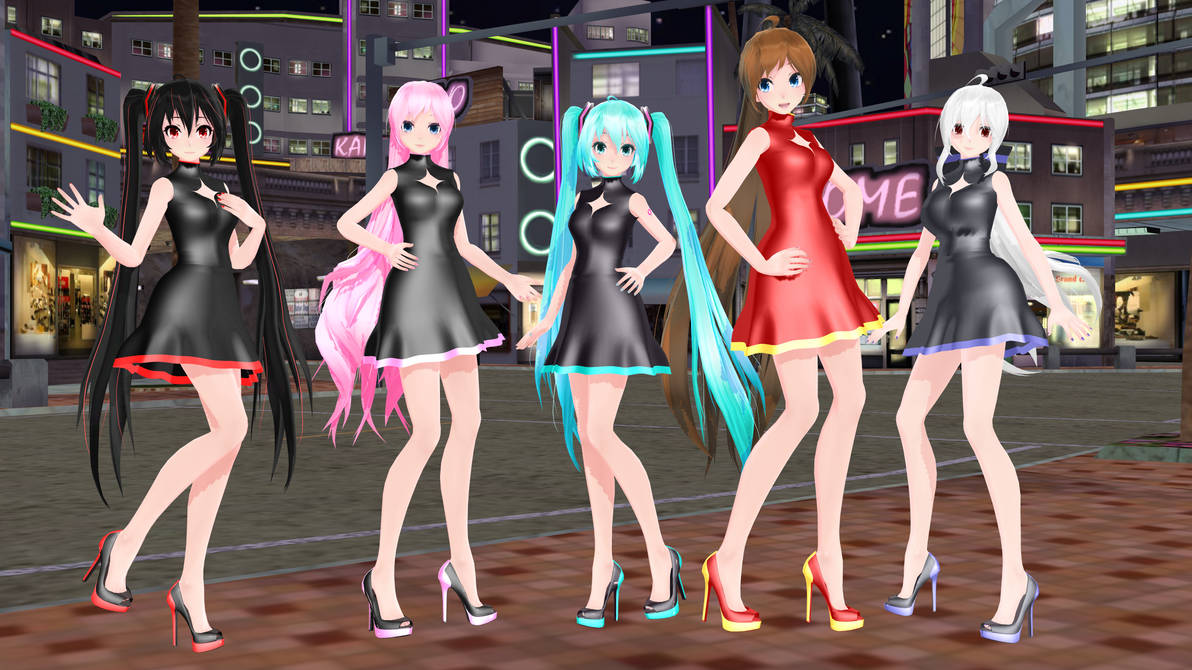 [MMD DL] TDA + WYKP Keyhole Dress Pack v2 by Mario-and-Sonic-Guy on ...