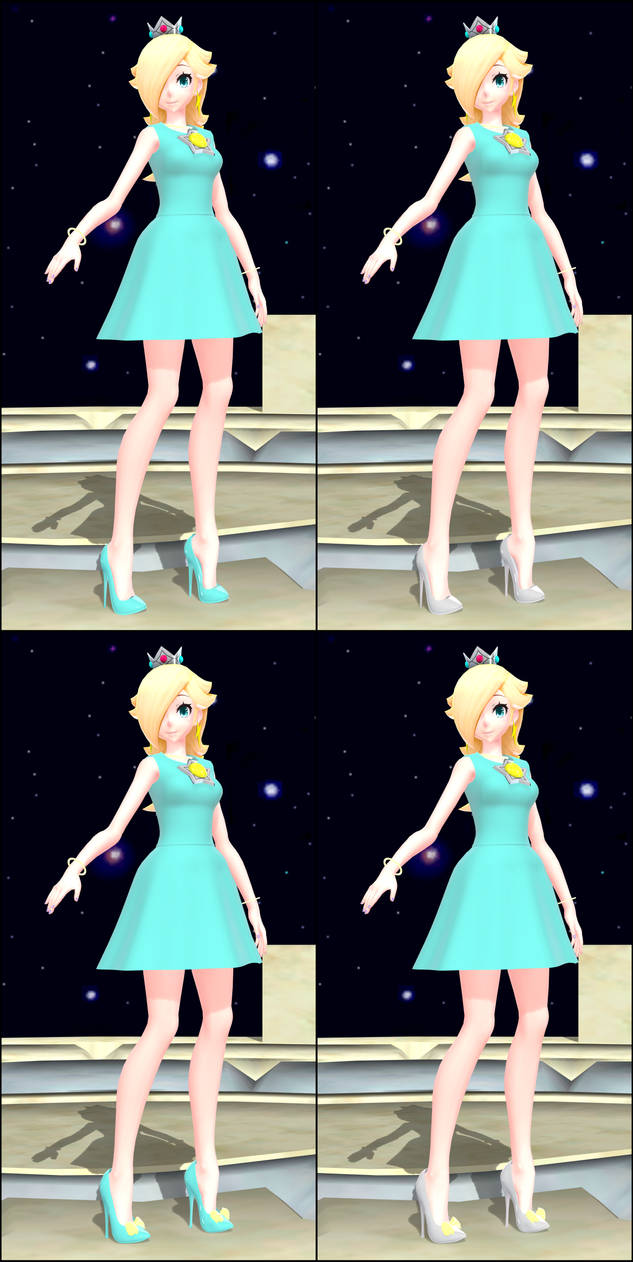 [MMD DL] TDA + WYKP Exquisite Short Dress Rosalina by Mario-and-Sonic ...