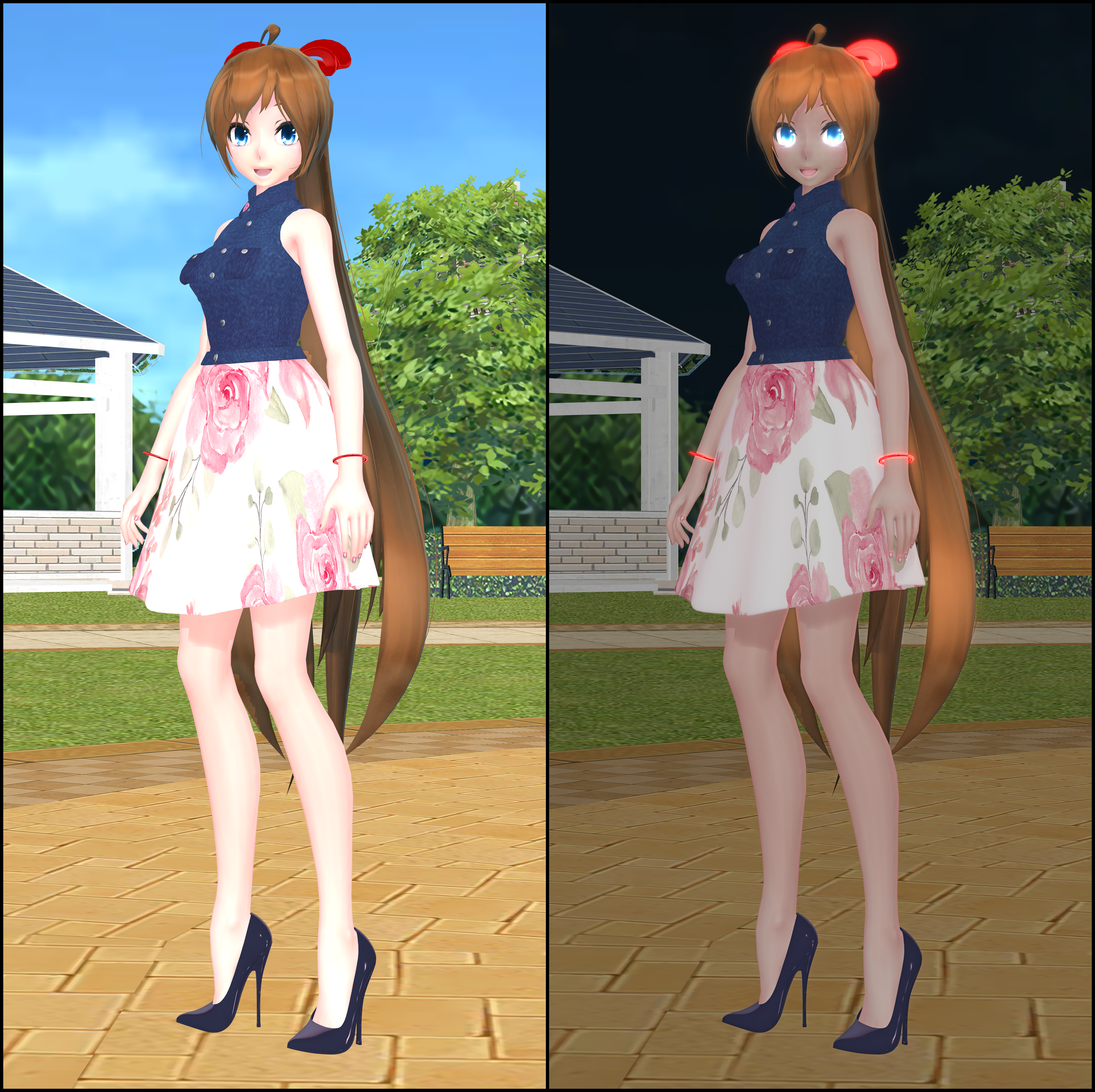 [MMD DL] TDA WYKP AL Blossoming Petals Dress Amy by Mario-and-Sonic-Guy ...