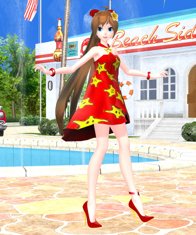 [MMD DL] TDA + WYKP Swimwear Amy Revised by Mario-and-Sonic-Guy on ...