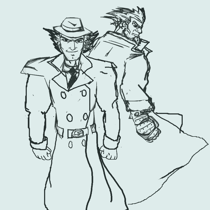 Inspector Gadget and Dr. Claw - August 2022 by nemalki on DeviantArt