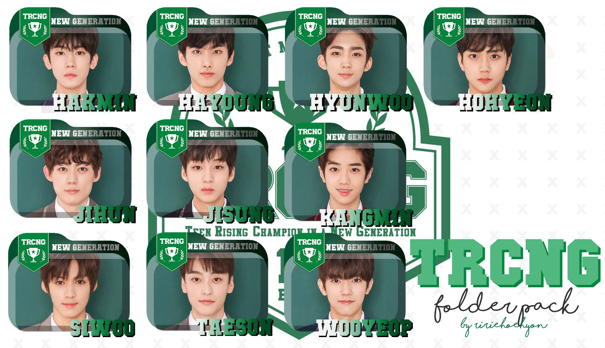TRCNG folder icons by ririhoehyon by ririhoehyon on DeviantArt