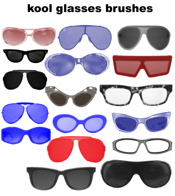 Kool glasses brushes by koolprincein on DeviantArt