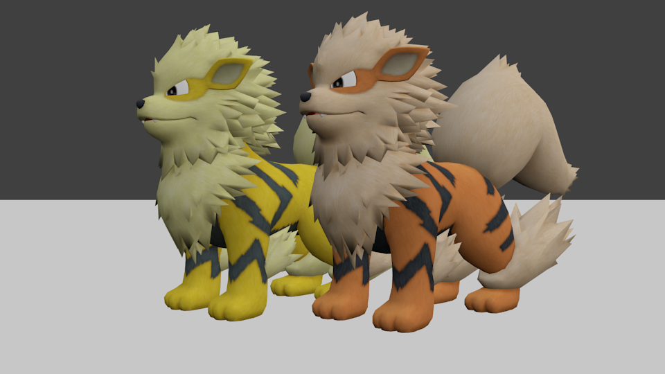 Pokemon Scarlet/Violet - Arcanine Model by YohanPlayz on DeviantArt