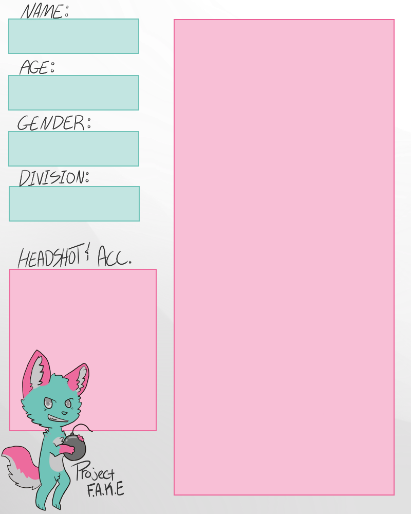 Project: FAKE Application by jyleflower on DeviantArt