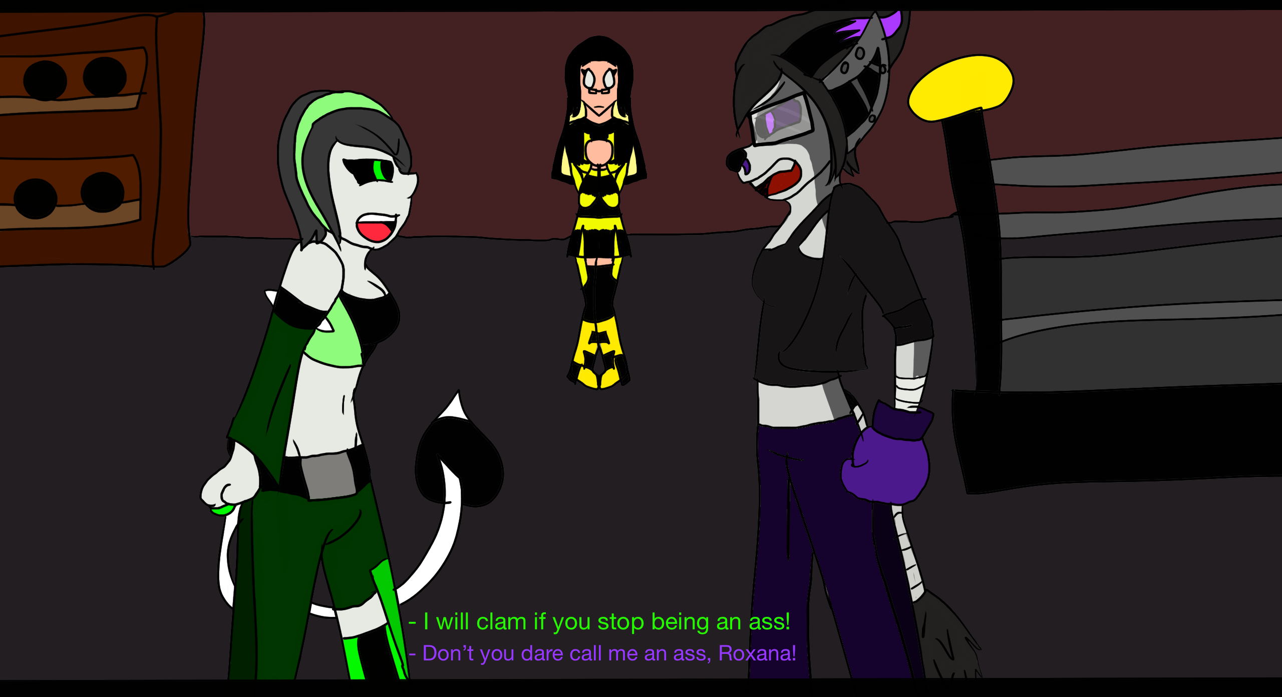 Argument (Fake Screenshot) by ArtisticMadiDel on DeviantArt