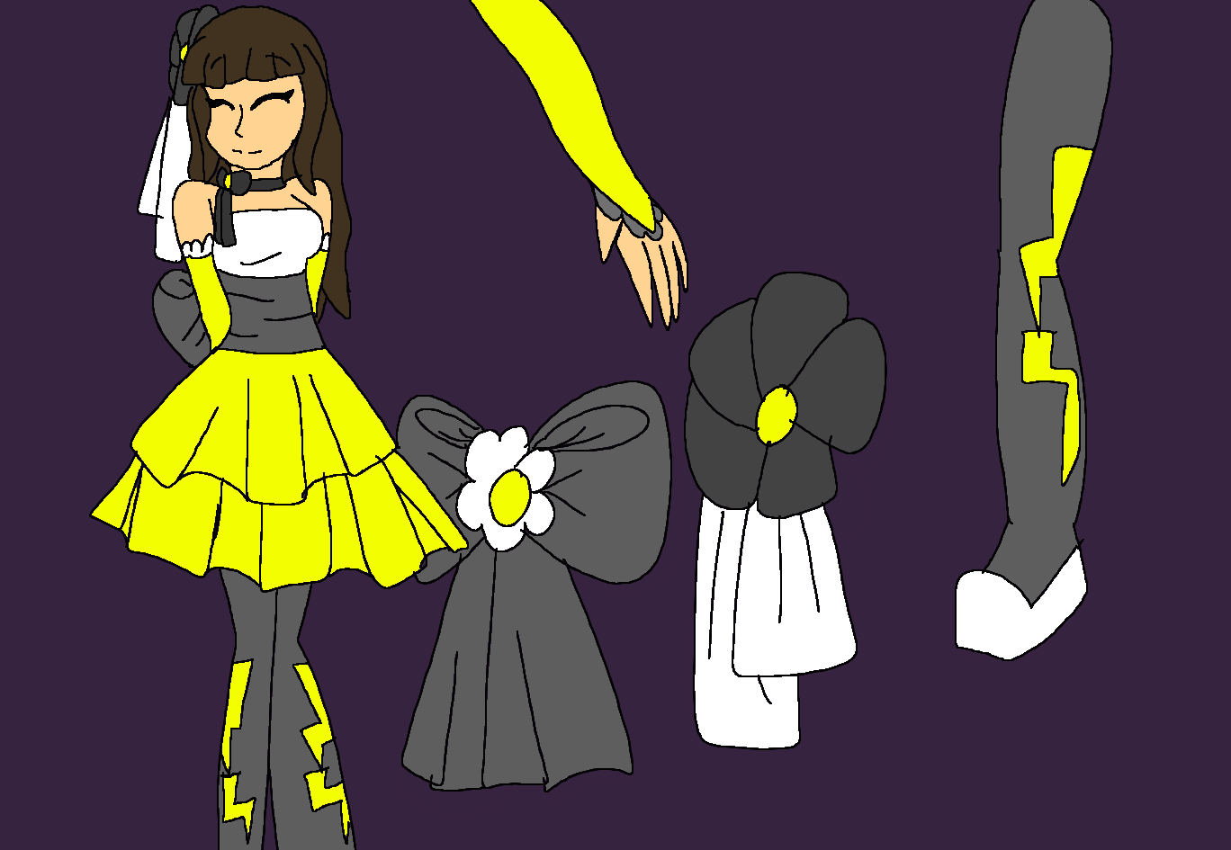 Gabby in a pretty dress by ArtisticMadiDel on DeviantArt