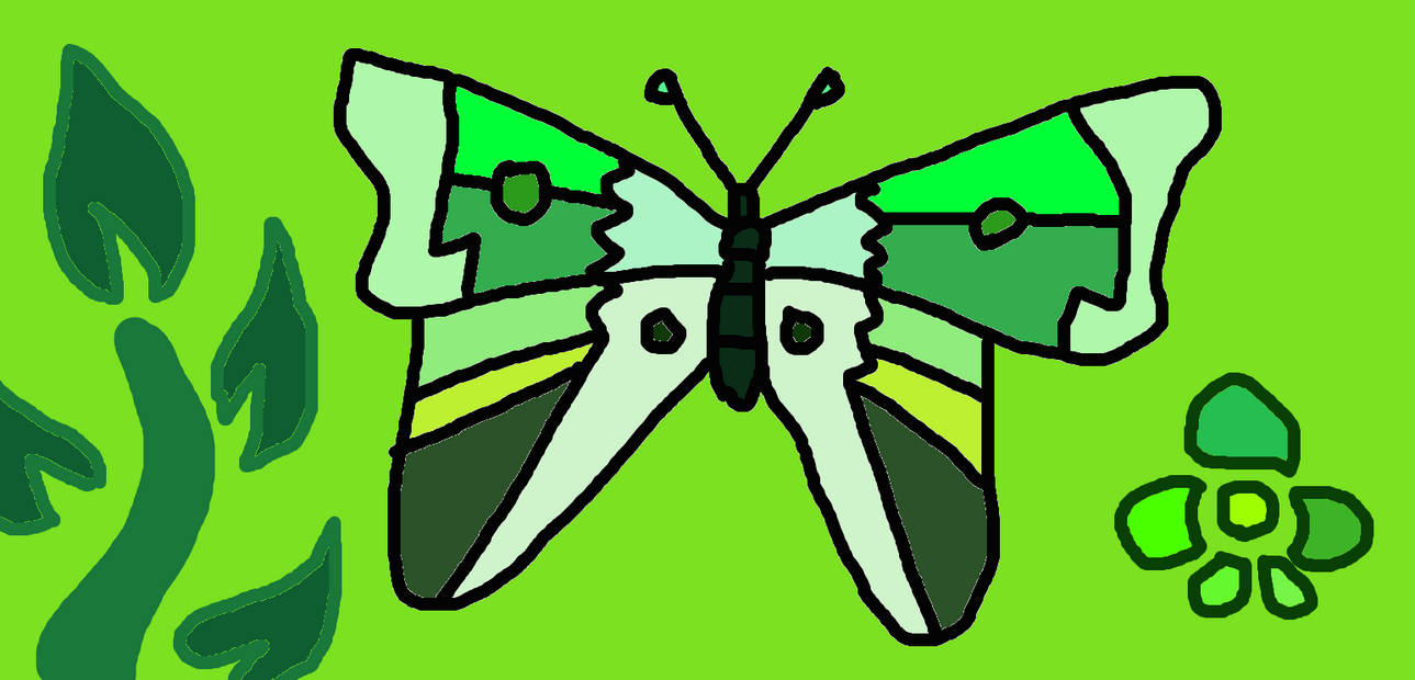 Papillon Vert by tiarenuit02 on DeviantArt