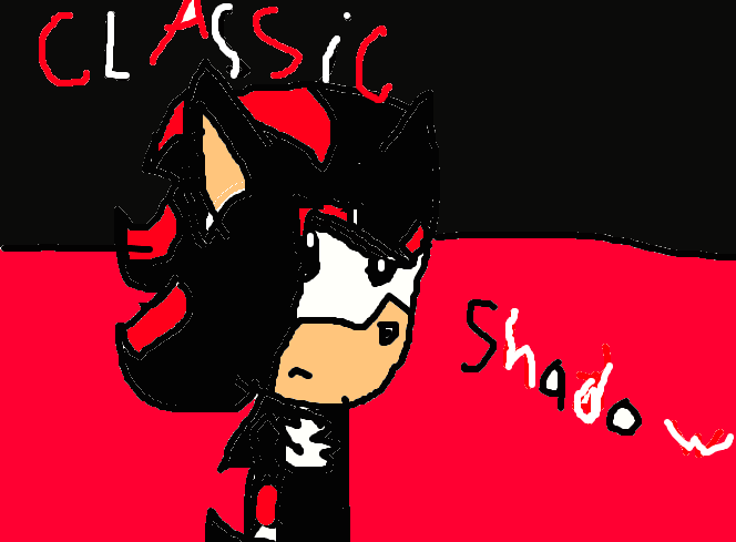 classic shadow by tailsfan33 on DeviantArt