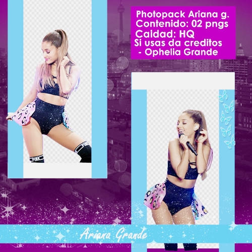 Phothopack de ARIANA GRANDE by swagg-tutoriales on DeviantArt