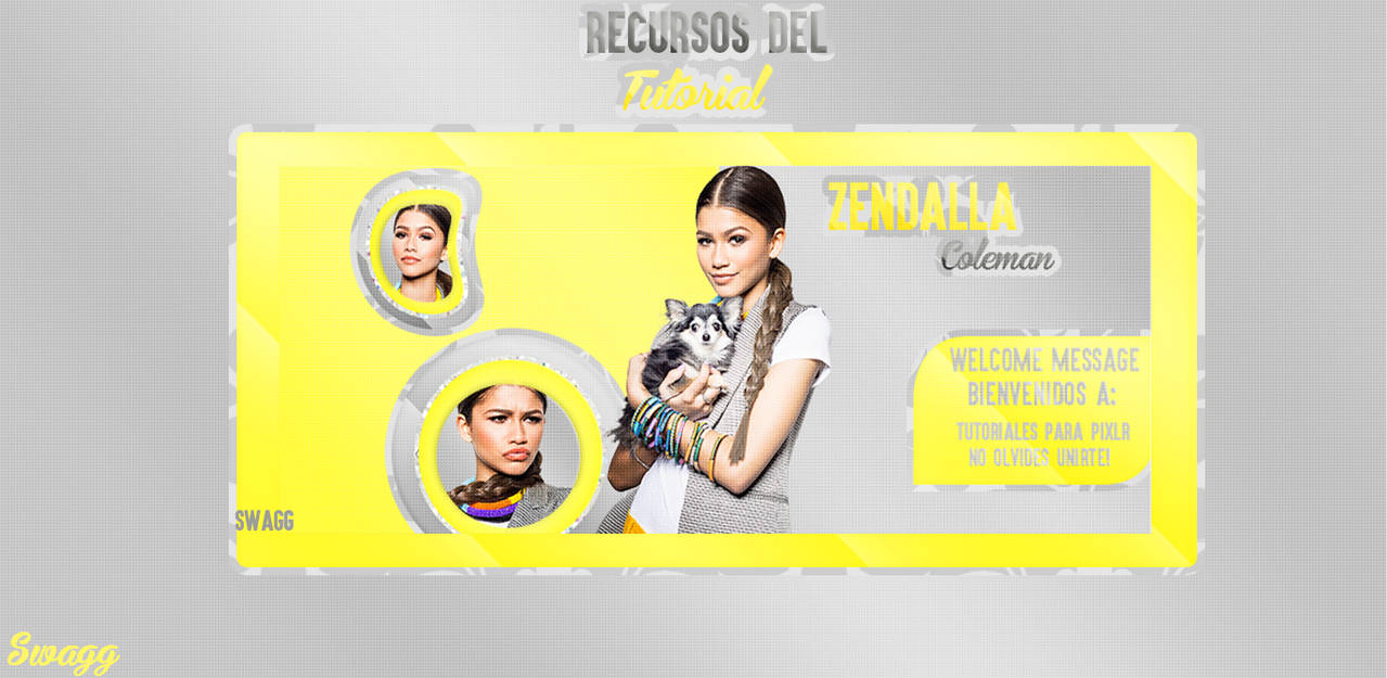 Recursos Portada Zendaya Coleman#1 by swagg-tutoriales on DeviantArt