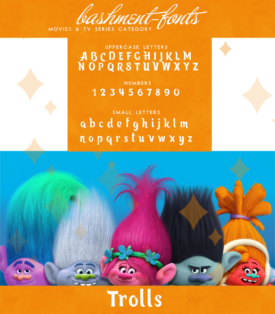 FONT 2 - TROLLS by Bashment-Fonts on DeviantArt