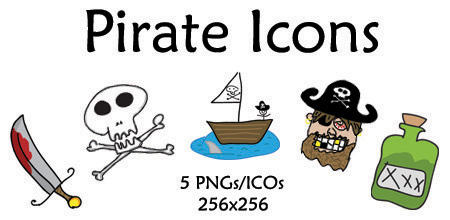 Scurvy Pirate Icons by j-wahlgren on DeviantArt