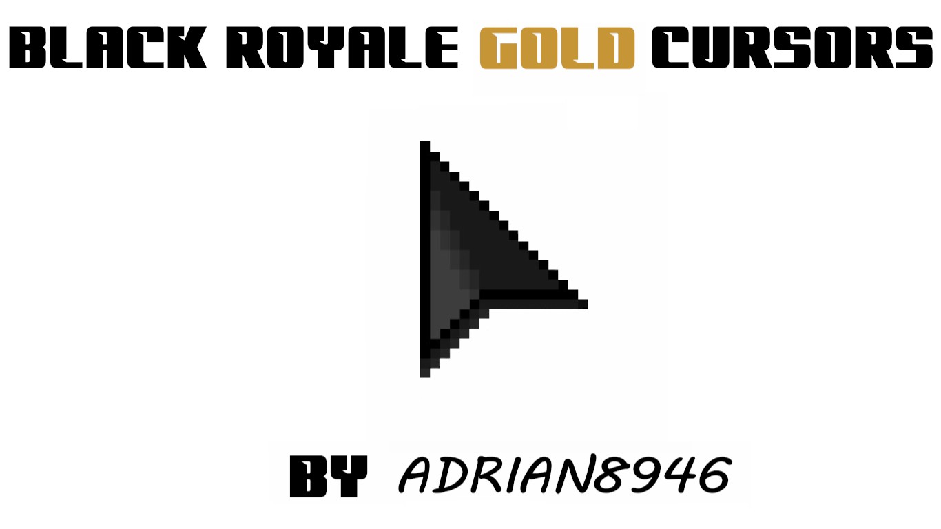 Black royale Gold cursors by ADRIAN8946 on DeviantArt