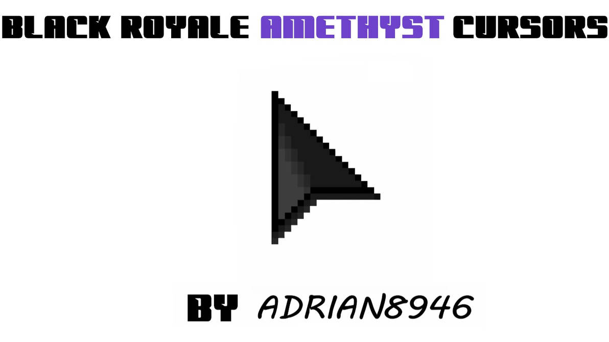 Black Royale Amethyst Cursors by ADRIAN8946 on DeviantArt
