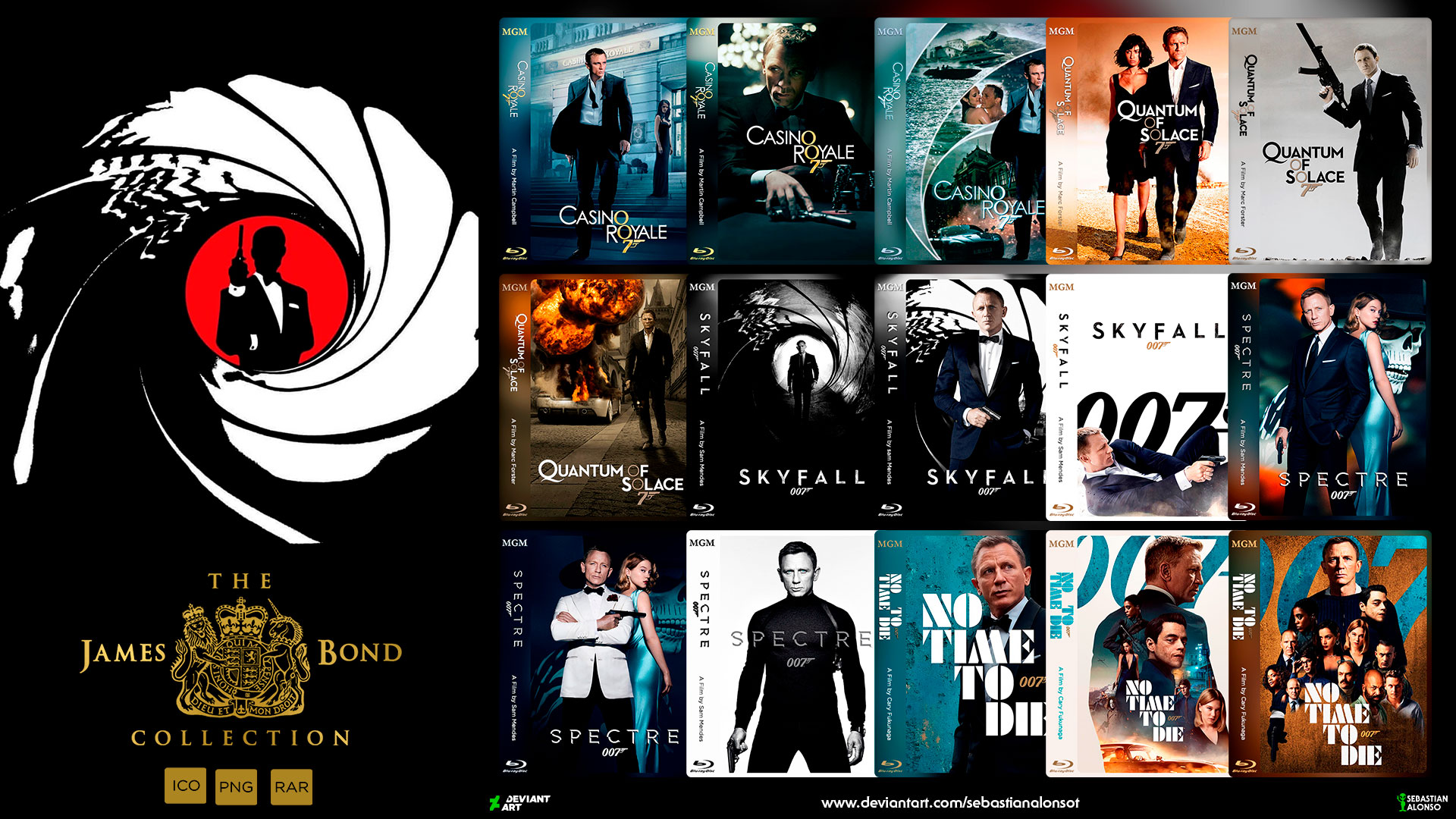 James Bond Collection (2006-2021) Daniel Craig by sebastianalonsot on ...