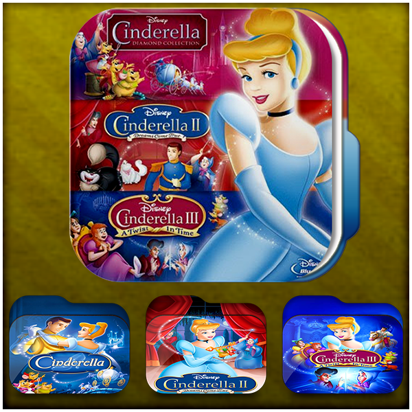 Cinderella Movie Pack Folder Icon by ans0sama on DeviantArt