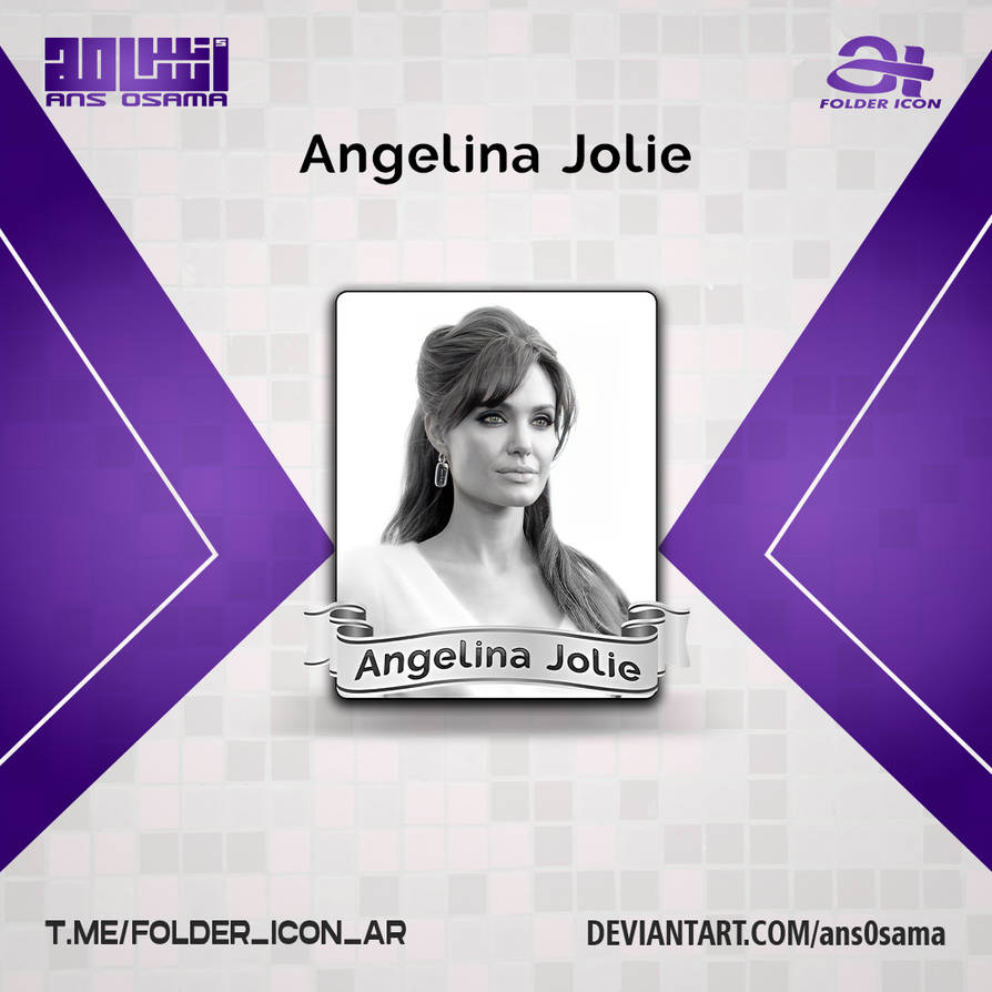 Angelina Jolie Folder Icon by ans0sama on DeviantArt