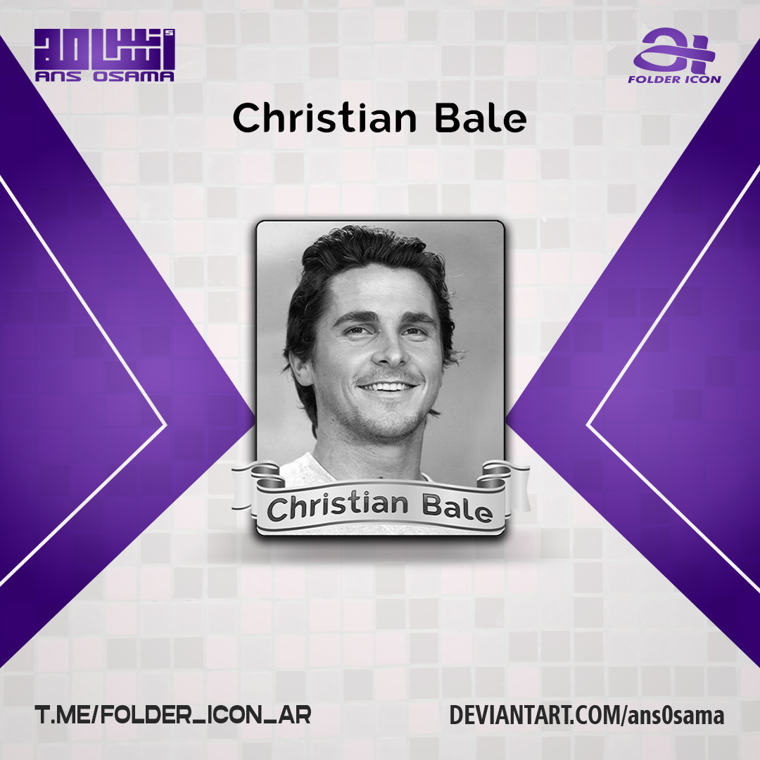 Christian Bale Folder Icon by ans0sama on DeviantArt