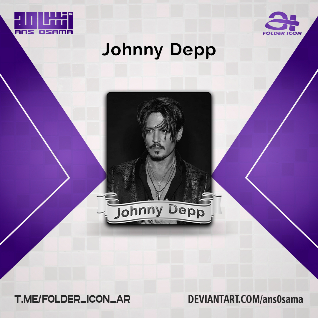 Johnny Depp Folder Icon by ans0sama on DeviantArt
