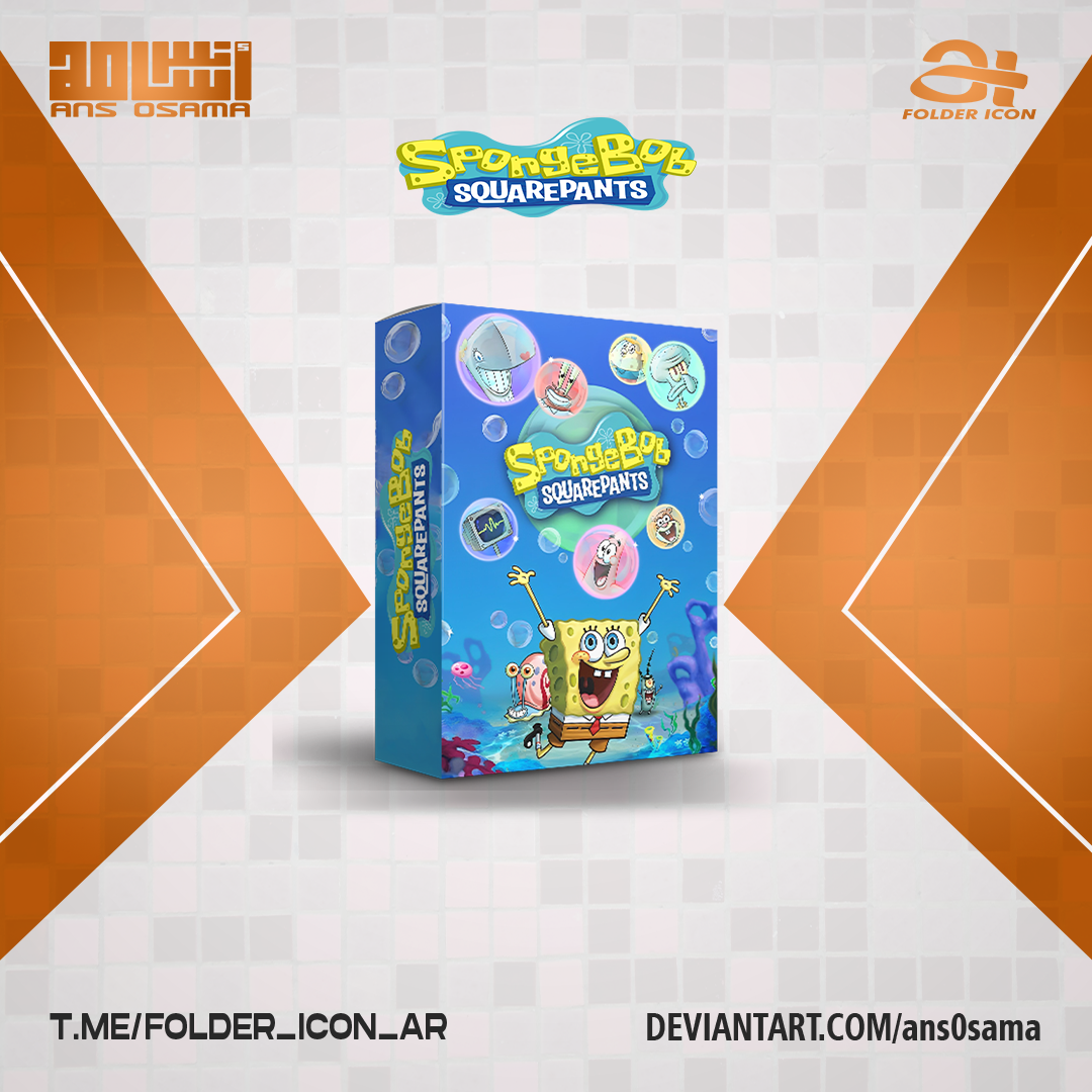 SpongeBob SquarePants V2 Folder Icon by ans0sama on DeviantArt
