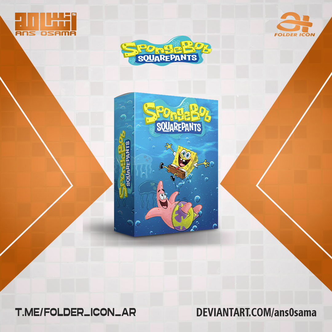SpongeBob SquarePants V3 Folder Icon by ans0sama on DeviantArt