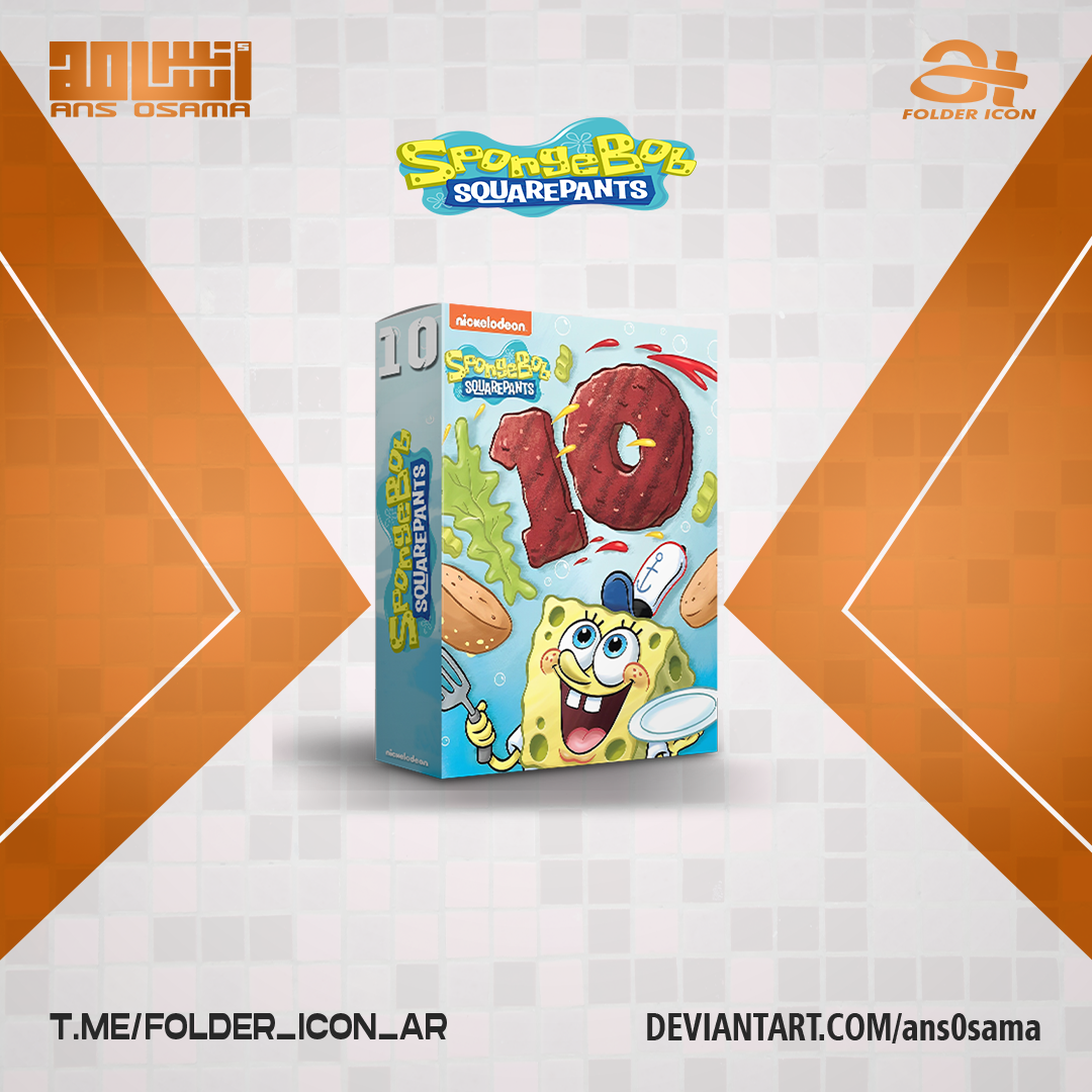 SpongeBob SquarePants S10 Folder Icon by ans0sama on DeviantArt