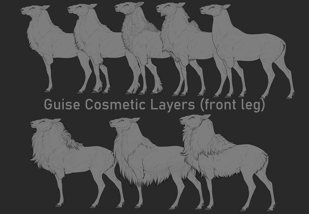 Guise, Missing Front Leg (+pose change), All Coats by RukaanOfficial on ...
