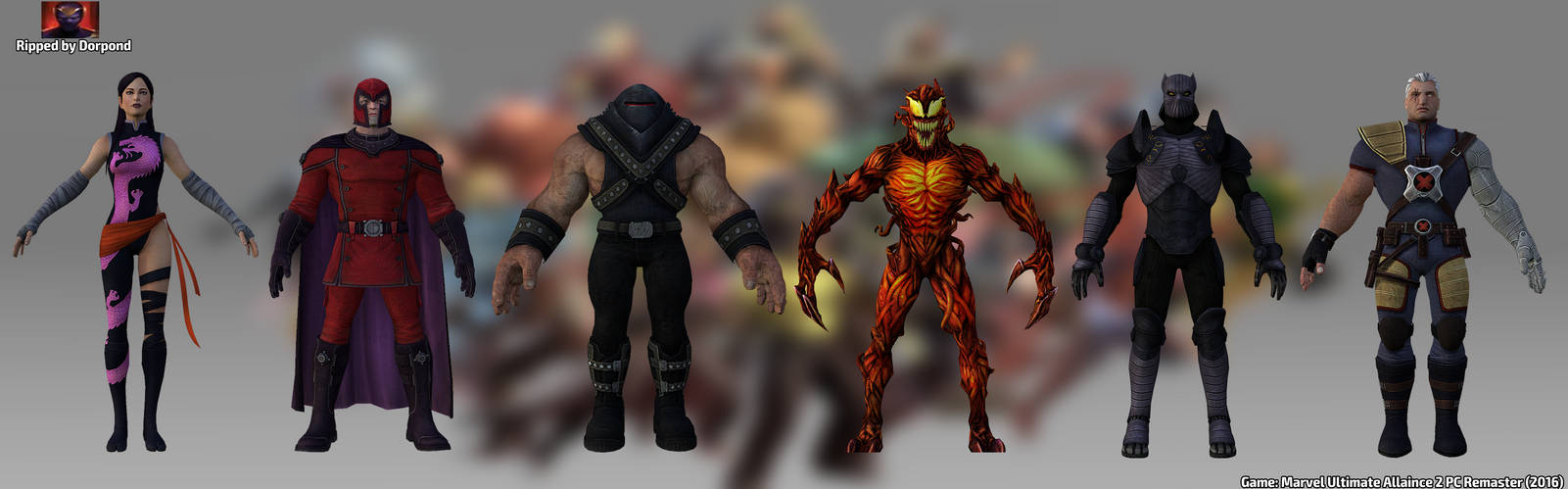 MUA2 DLC Characters Models (w/alts) by Dorpond on DeviantArt