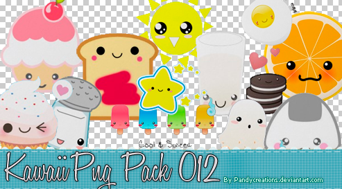 Kawaii Png Pack O12 by PandyCreations on DeviantArt