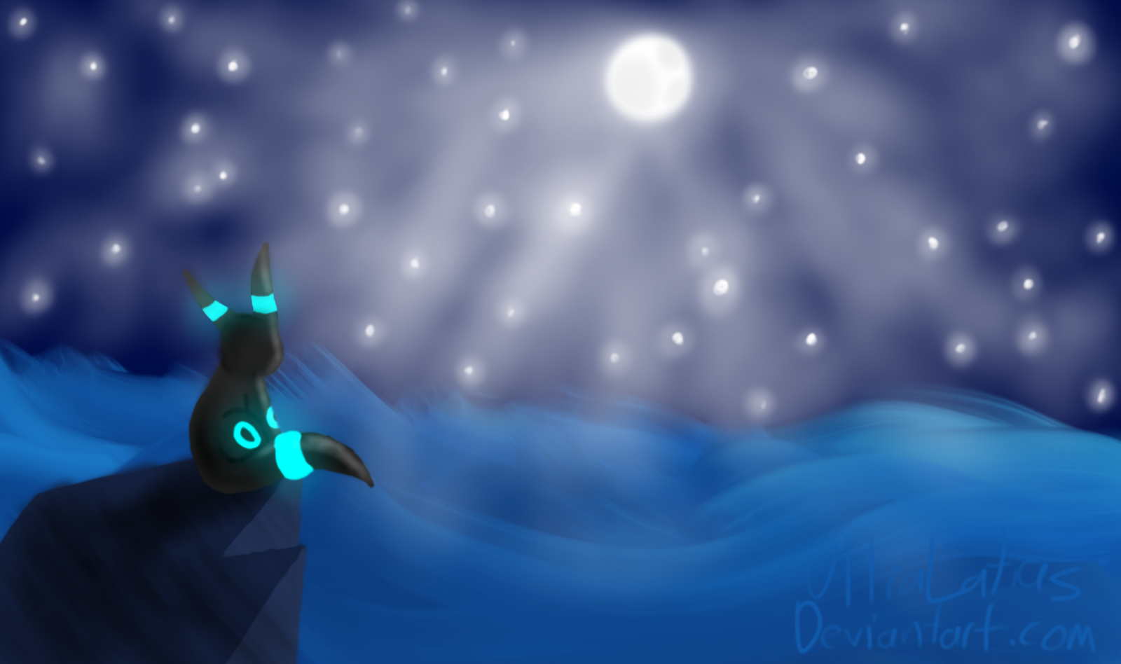 Midnight Lake by UltraLatias on DeviantArt