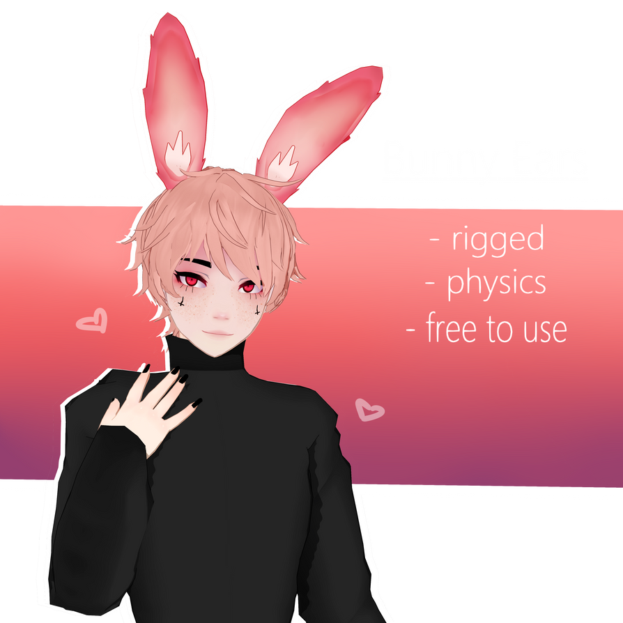 |mmd| bunny ears by strawberry (download) by Movixel on DeviantArt