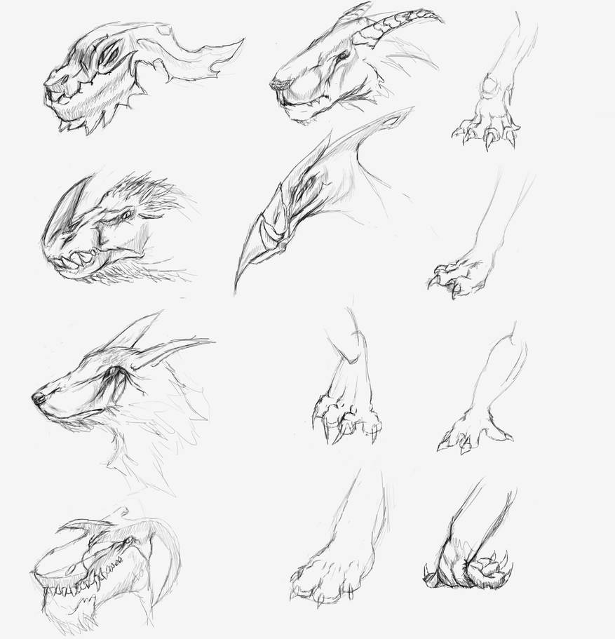 d201 D and D Maze Runner monster sketches by awehowcute on DeviantArt
