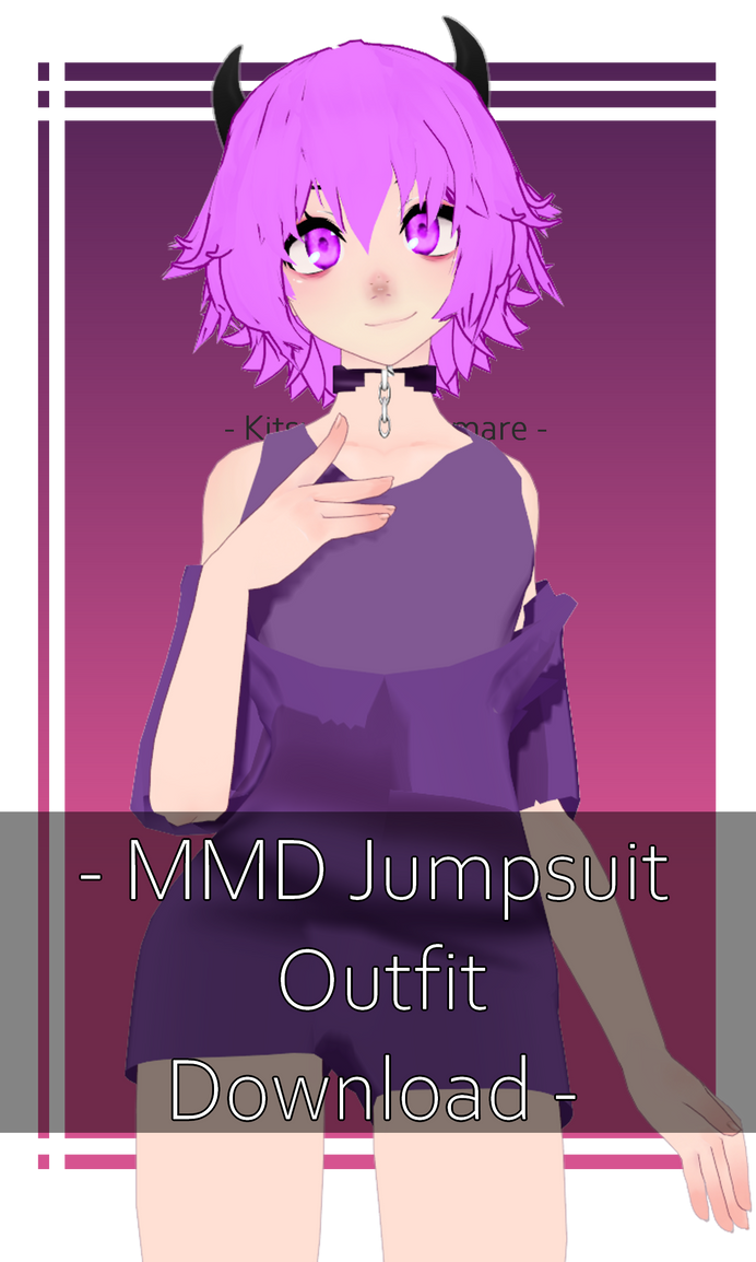 [ PMX Part ] Jumpsuit Outfit - GIFT DL by KitsuneNoKiba on DeviantArt