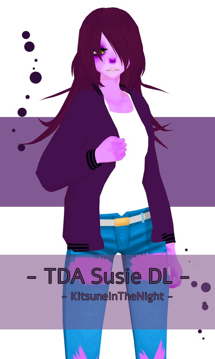 [ Deltarune MMD ] Susie - DL by KitsuneNoKiba on DeviantArt
