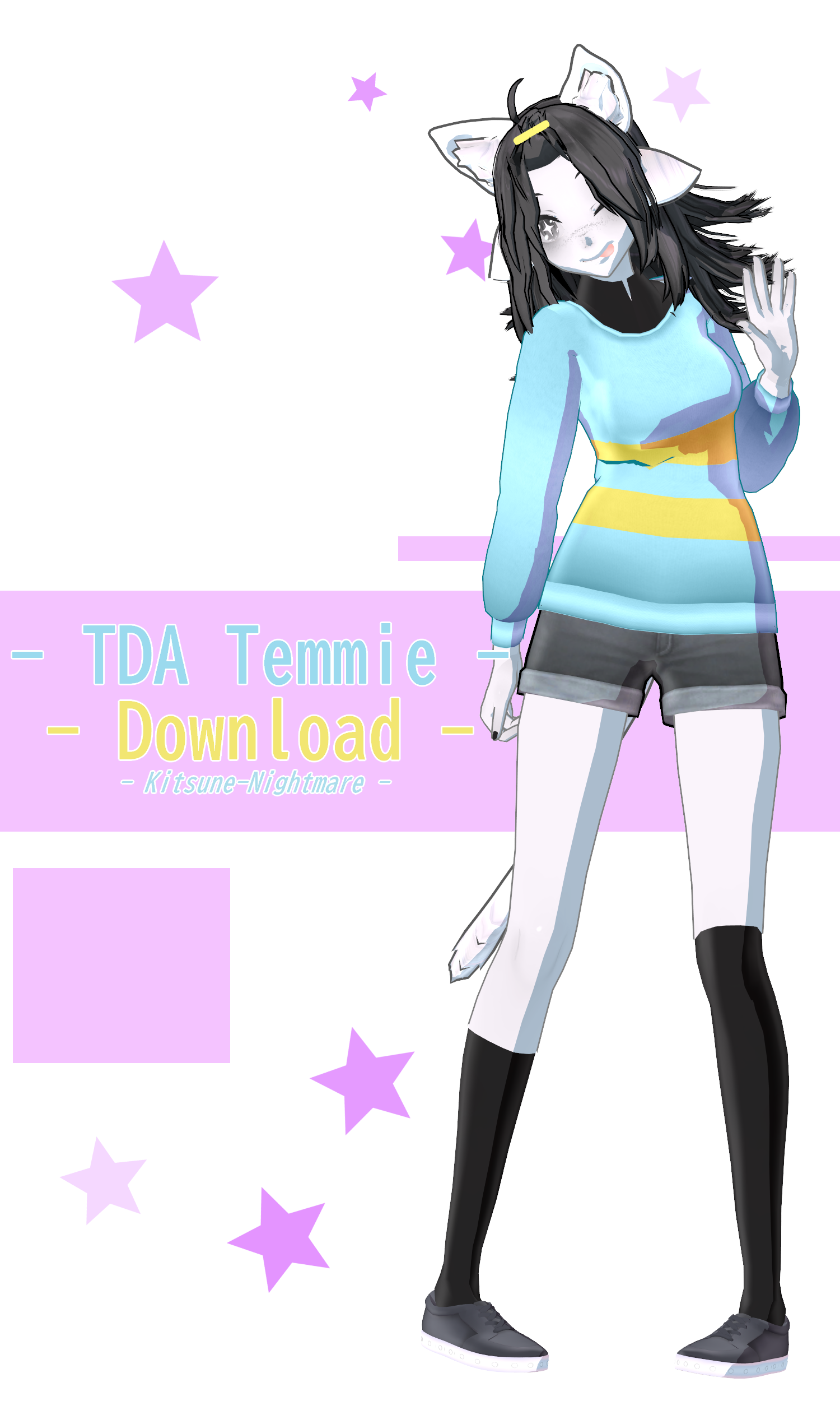 [ Undertale ] TDA Temmie - Download - by KitsuneNoKiba on DeviantArt