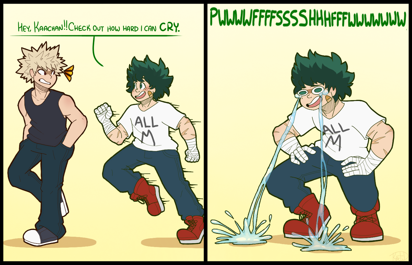 Hey, Kaachan!! by SwiftShade13 on DeviantArt