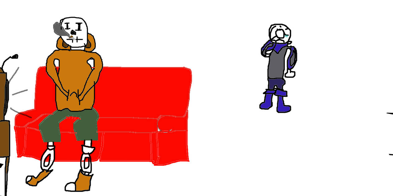 Underswap Papyrus and Sans by loring105 on DeviantArt