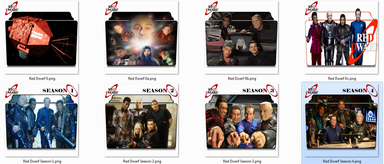 Red Dwarf seasons 1 to 12 plus choice of 4 main fo by Toolboxer on ...