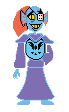 Story Spin Undyne (colored Sprite) by tommy-skylander on DeviantArt