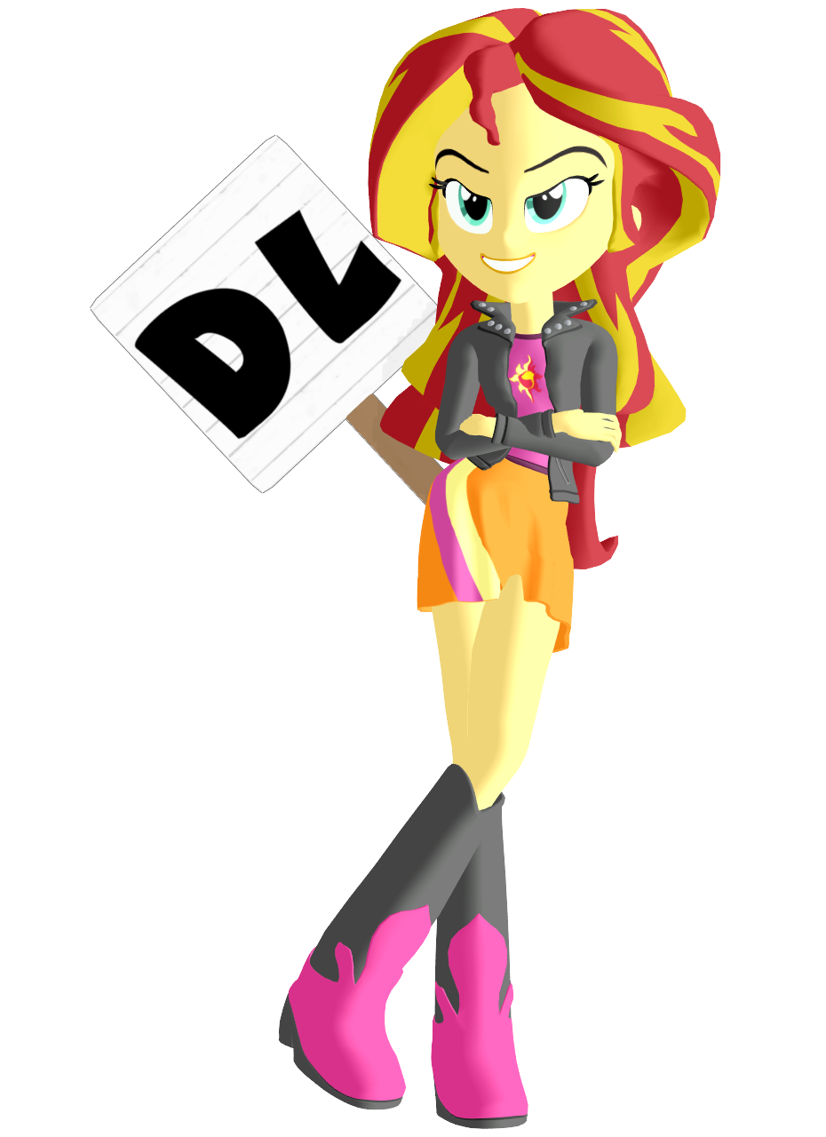 [MMD EQG] Sunset Shimmer (Model DL) by Karlo-Habagat on DeviantArt
