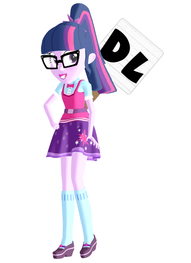 [MMD EQG] Sci-Twi (Model DL) by KarloHabagatStudios on DeviantArt