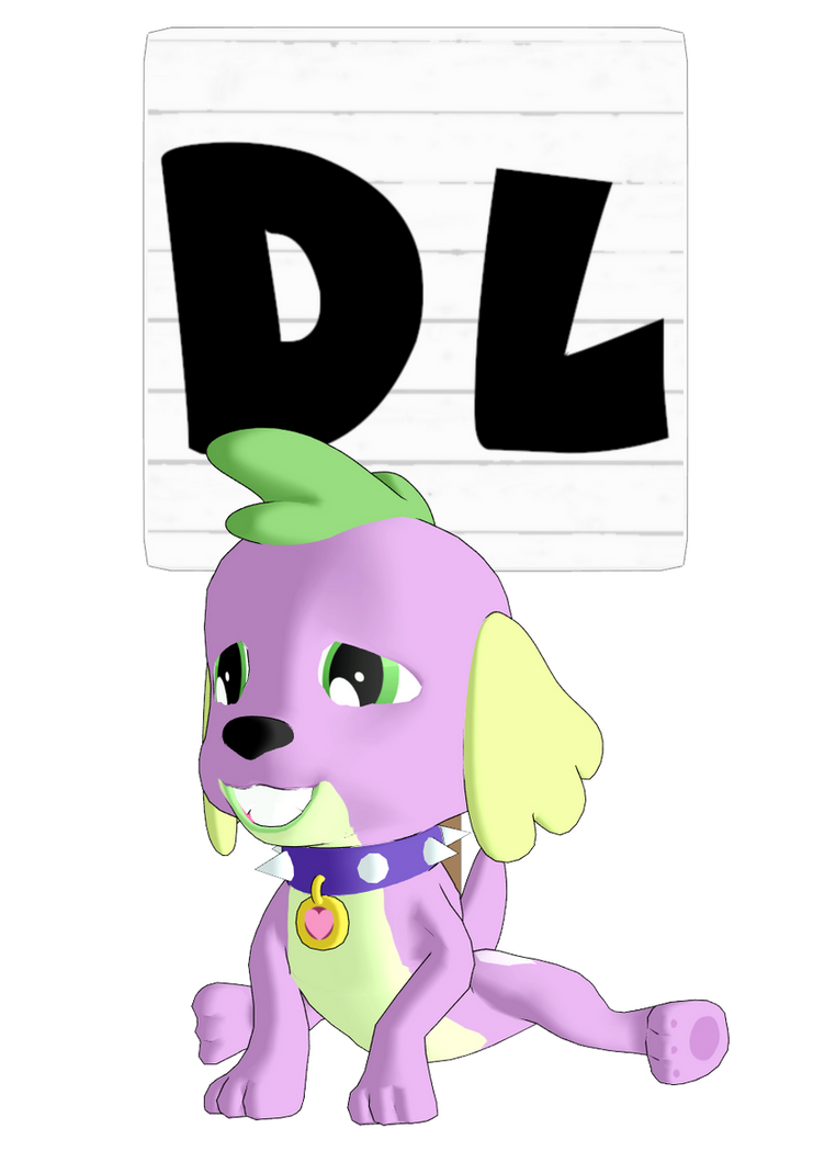 [MMD EQG] Spike The Dog (Model DL) by Karlo-Habagat on DeviantArt
