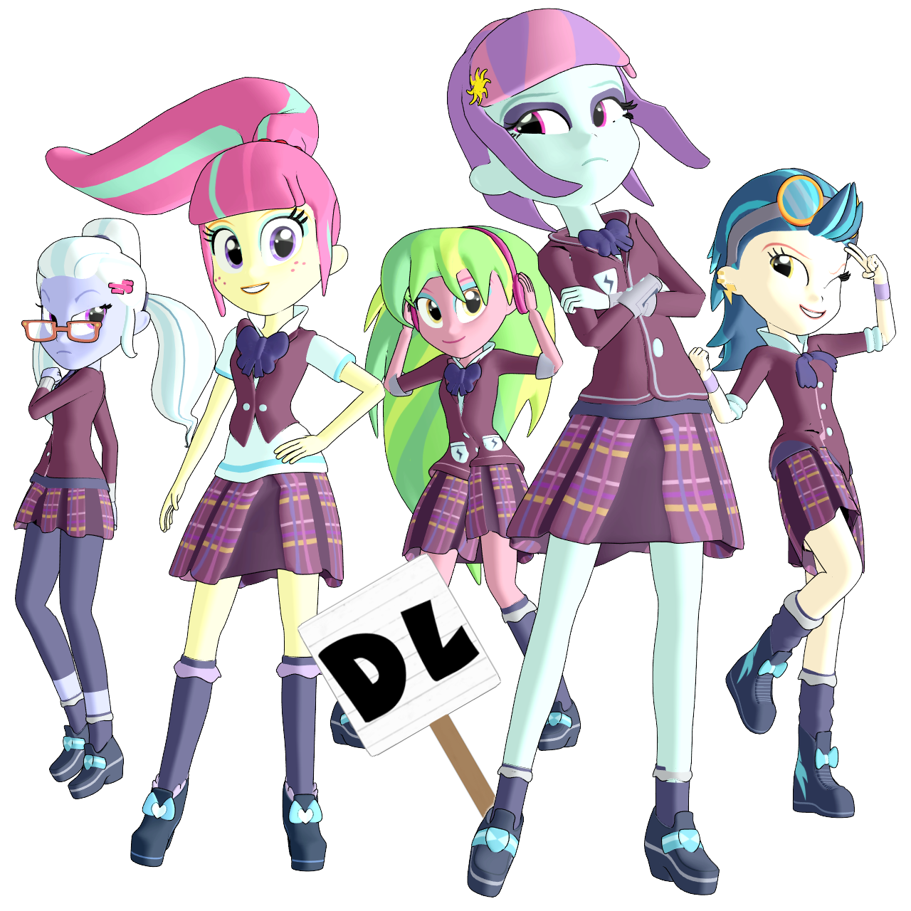 [MMD EQG] The Shadowbolts (Model DL) by Karlo-Habagat on DeviantArt