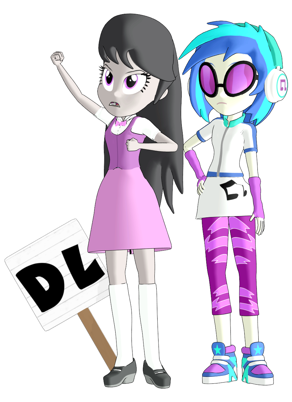 [MMD EQG] Octavia and Vinyl (Model DL) by Karlo-Habagat on DeviantArt