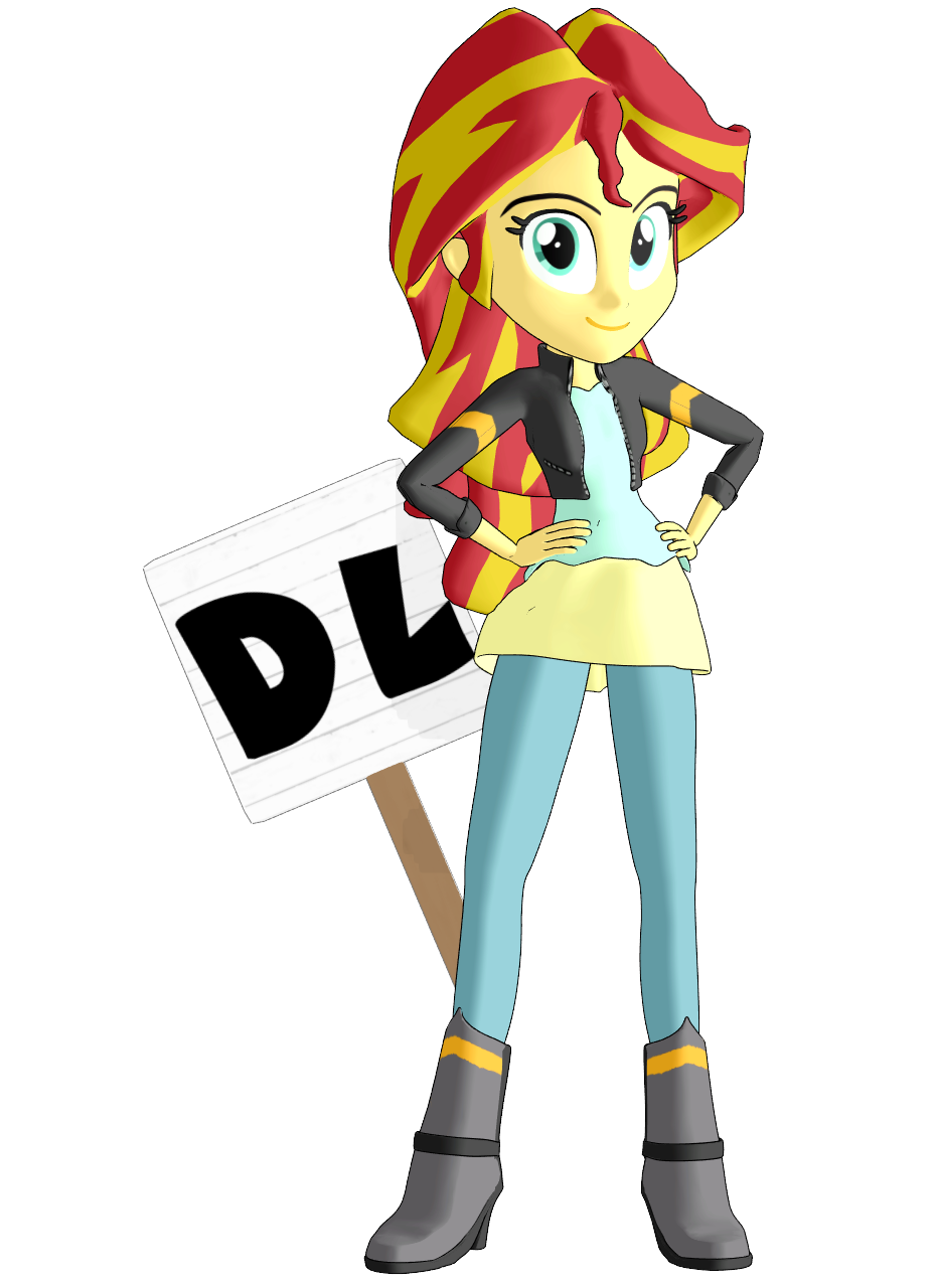 [MMD EQG] Sunset Shimmer (FG Version) (Model DL) by Karlo-Habagat on ...