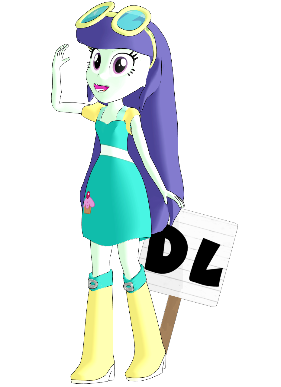 [MMD EQG] Blueberry Cake (Model DL) by Karlo-Habagat on DeviantArt