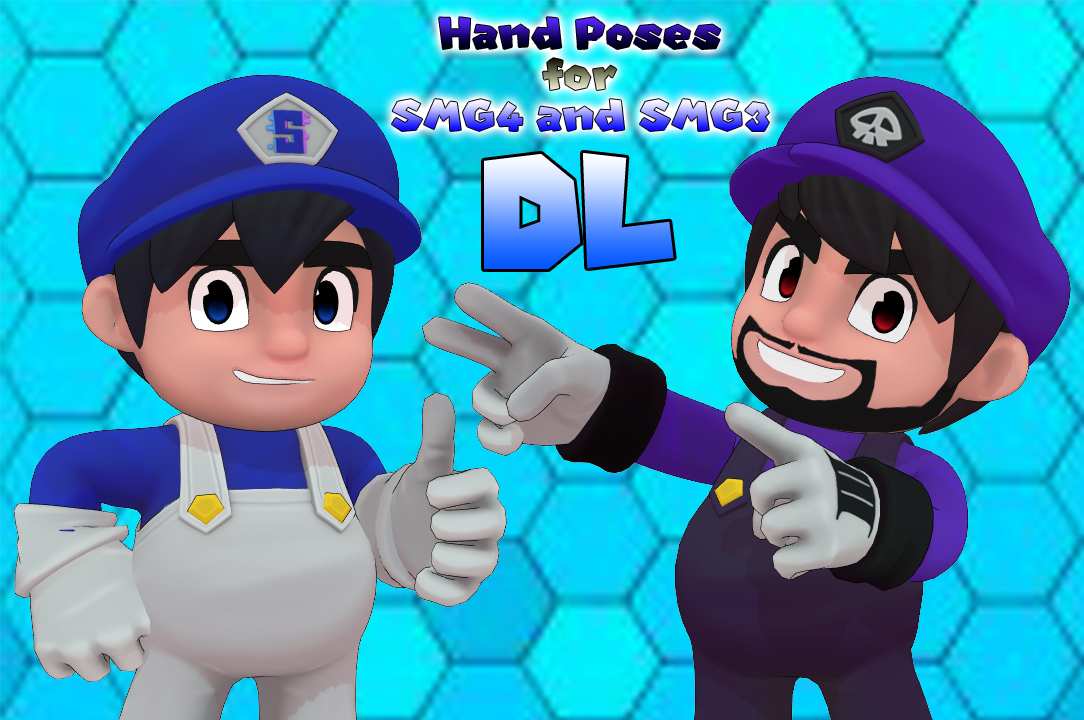 [MMD Data] Hand Poses for SMG4 and SMG3 (DL) by KarloHabagatStudios on ...