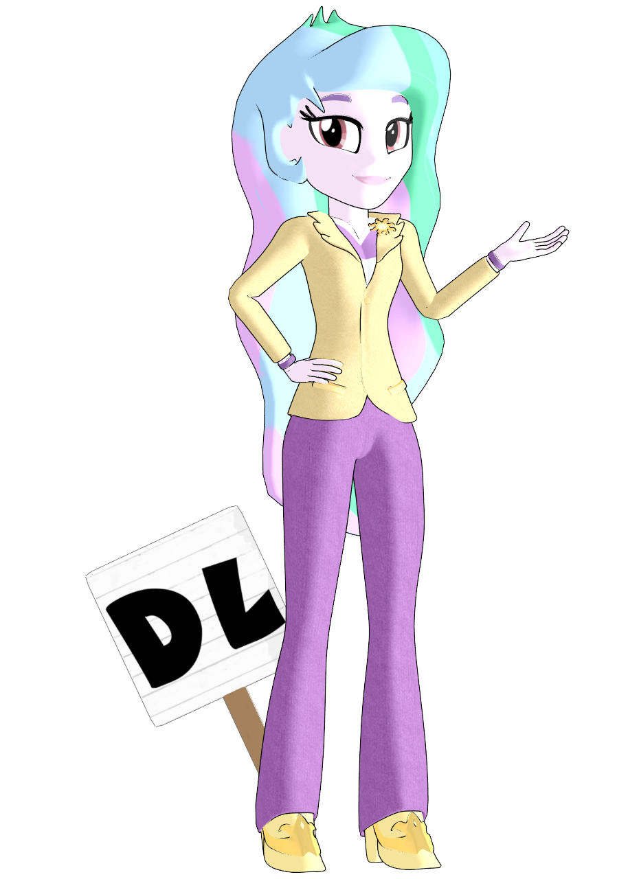 [MMD EQG] Principal Celestia (Model DL) by KarloHabagatStudios on ...