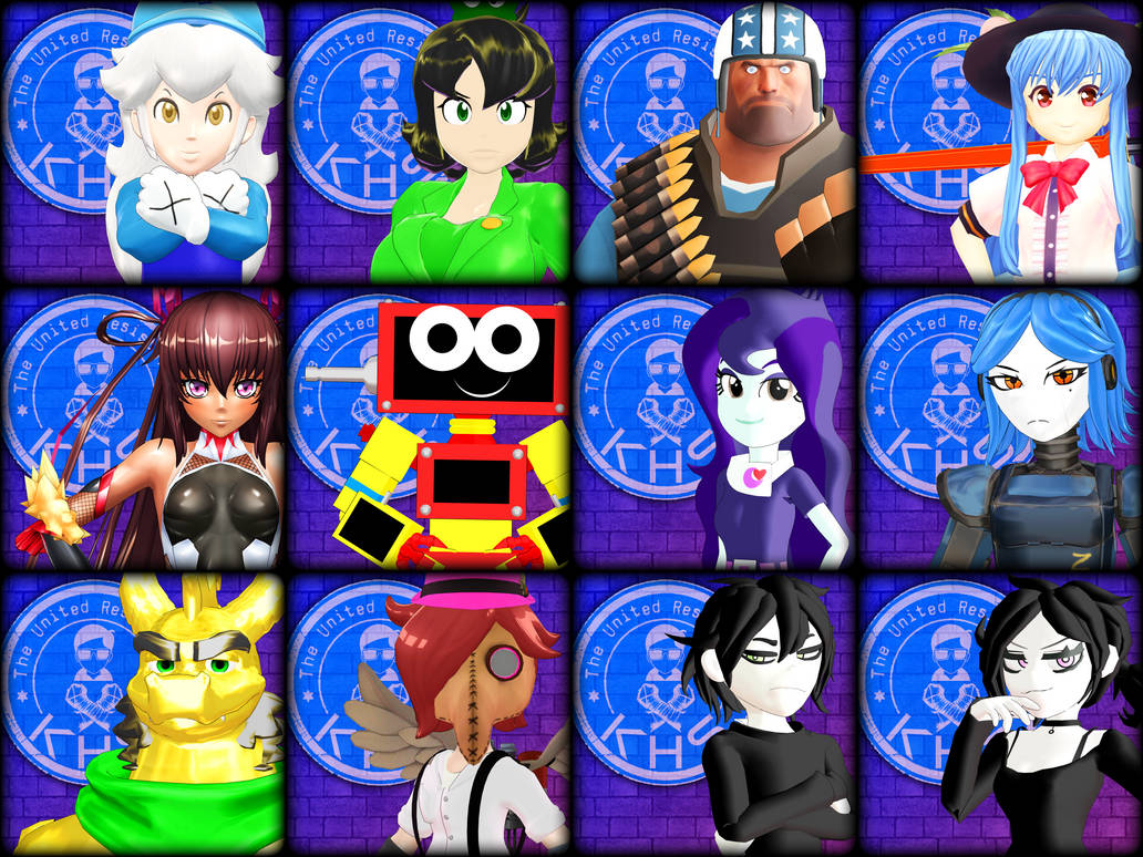 [MMD] United Resistance Portraits (OLD) by KarloHabagatStudios on ...